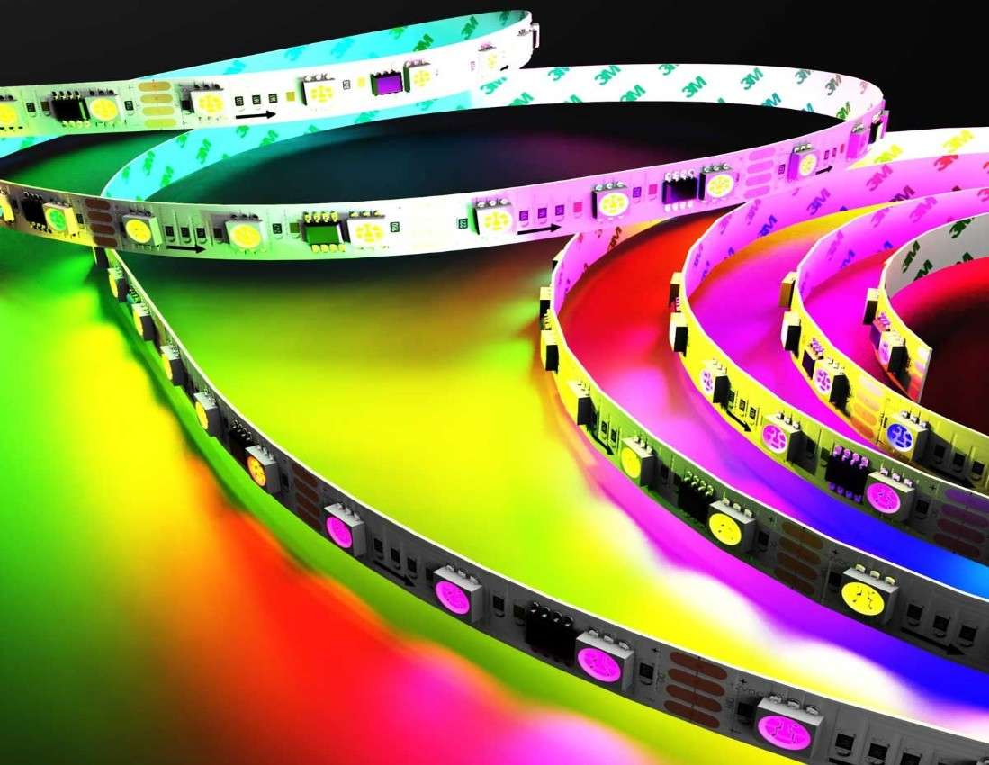 how to connect multiple led strips to one power source now